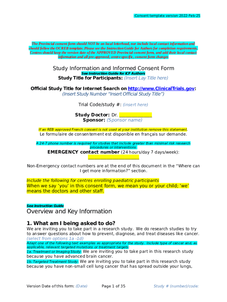 COG - OCREB Consent template Doc Template | pdfFiller