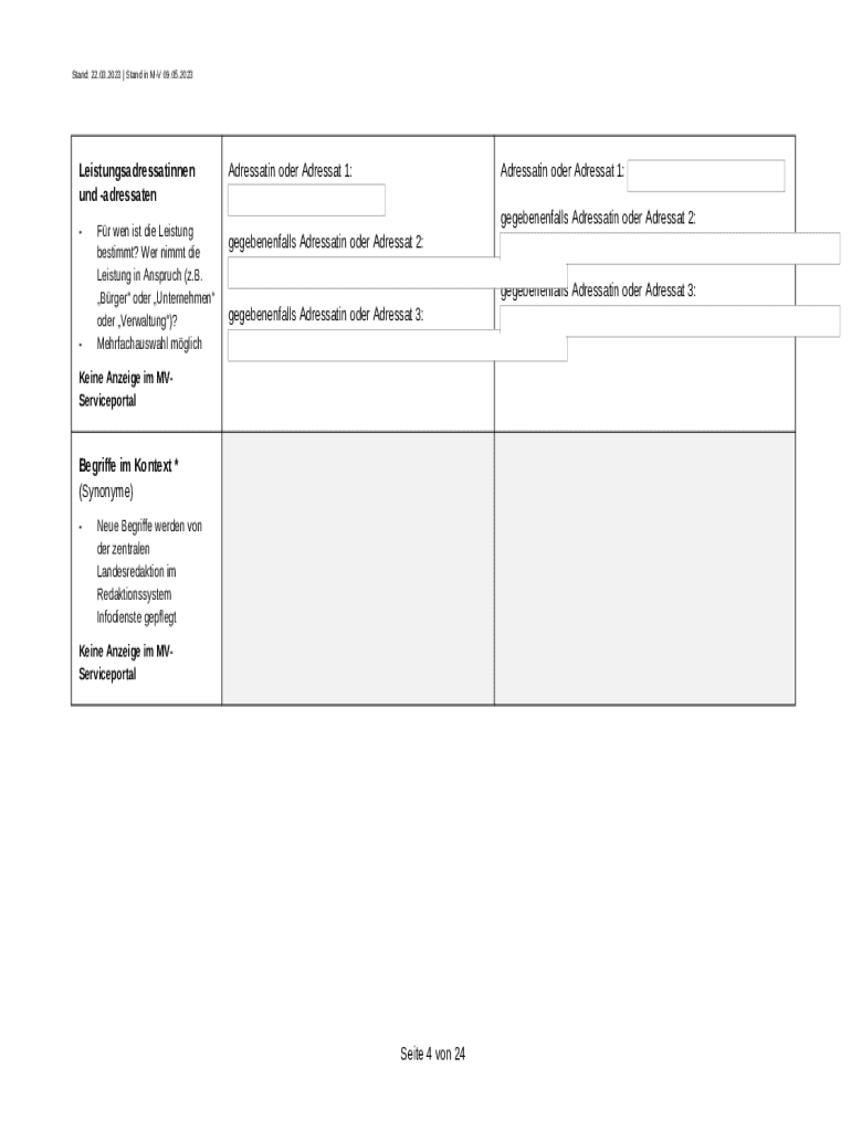 ular fr Stammtexte und Leistungsbeschreibungen mit ... Doc Template | pdfFiller