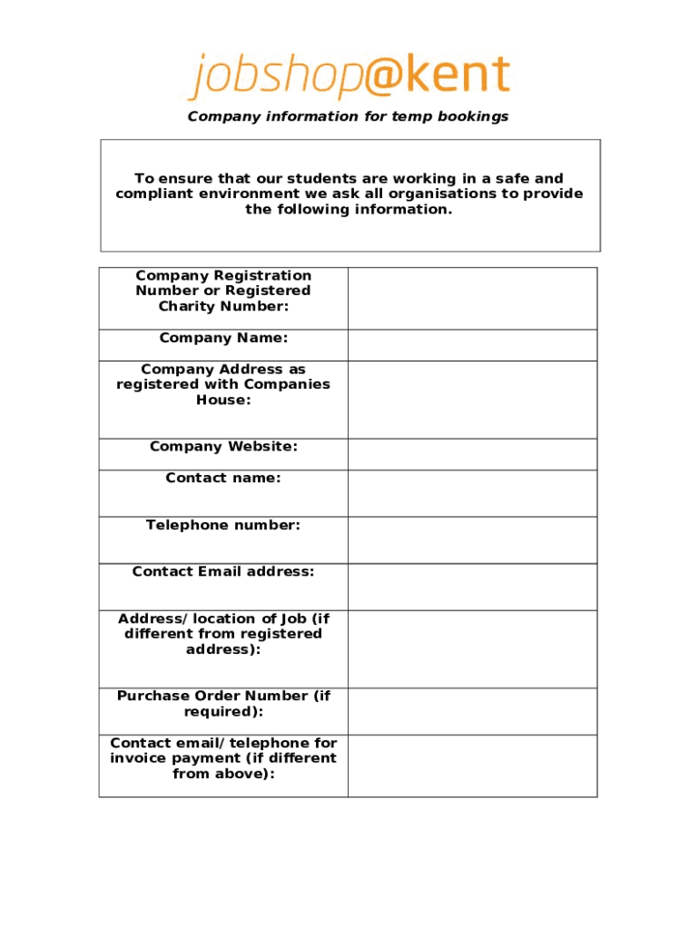 Advertising requirement capture Doc Template | pdfFiller