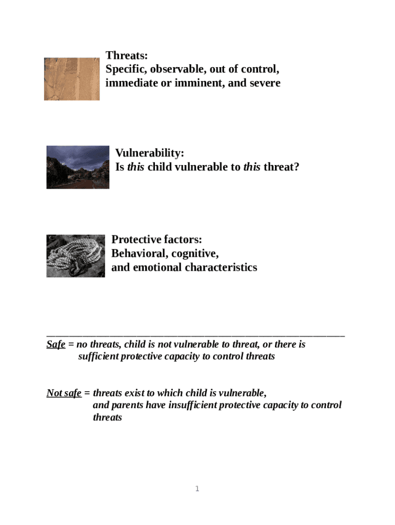 the danger threshold and impending danger threats to ... Doc Template ...