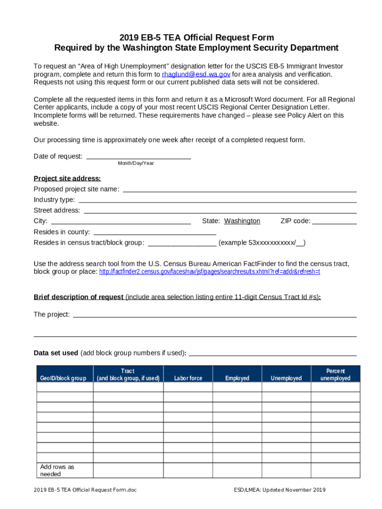 EB-5 VisaInvest in U.S. Permanent Residency Doc Template | pdfFiller