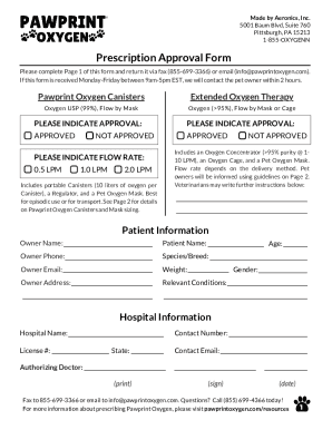 Fillable Online RX Approval Form Fax Email Print - pdfFiller