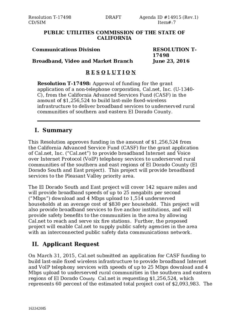 Applicant Request -- CA.gov - docs cpuc ca Doc Template | pdfFiller