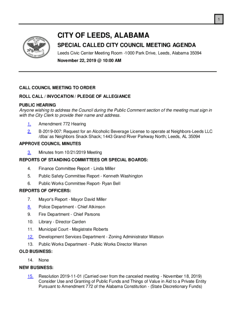 Fillable Online with the City Clerk to provide their name and address ...