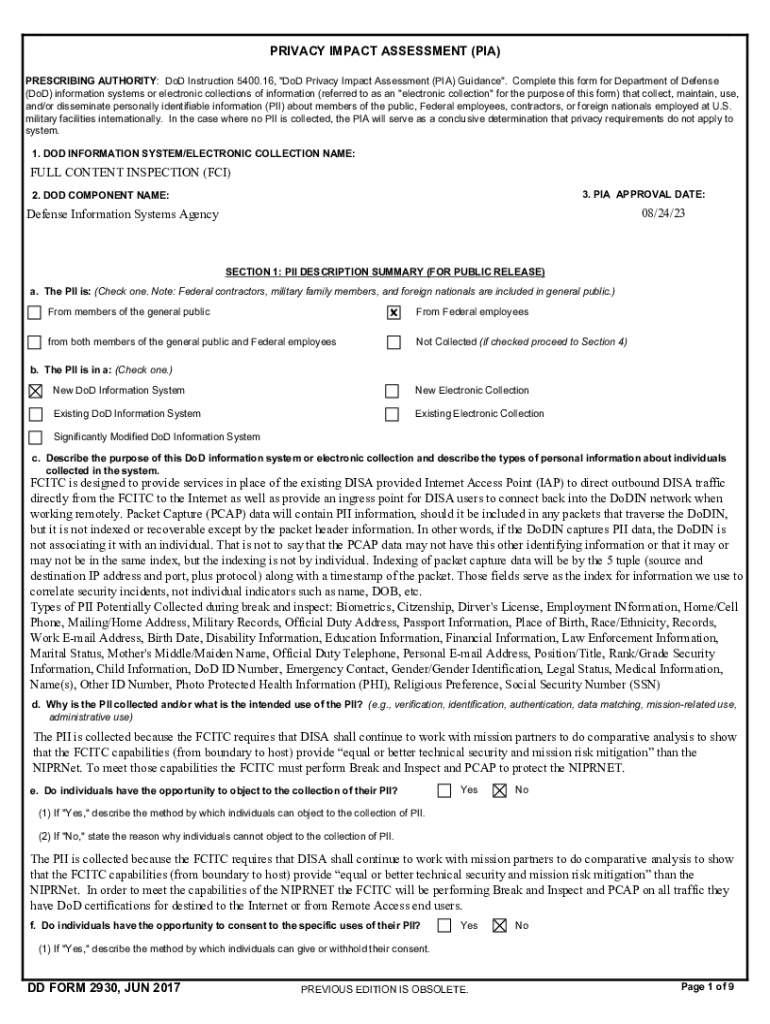 Fillable Online FULL CONTENT INSPECTION (FCI) Fax Email Print - pdfFiller