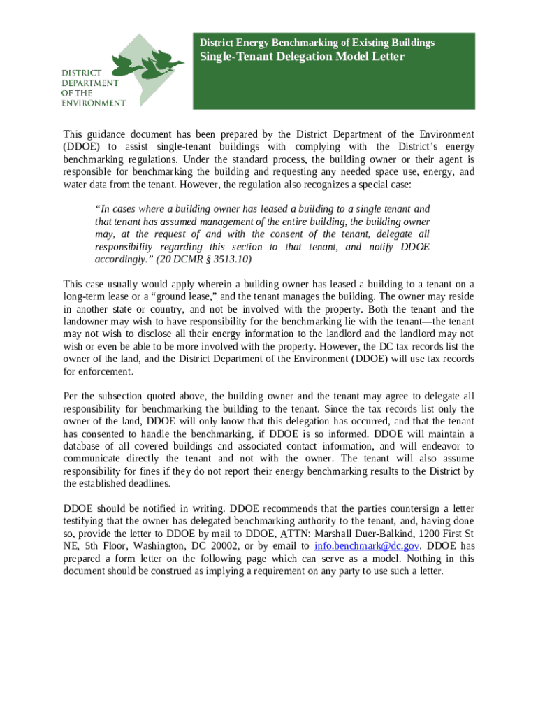 district department of the environment - DC DOEE Doc Template | pdfFiller