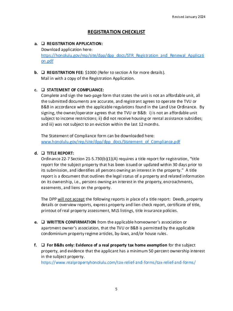 Fillable Online DEPARTMENT OF PLANNING AND PERMITTING (DPP) ... Fax Email Print - pdfFiller