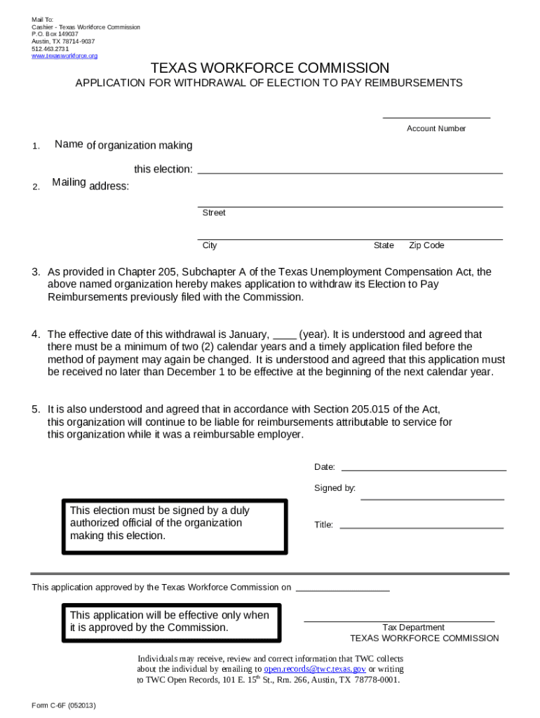 C-6F. C-6F Doc Template | pdfFiller