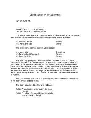 Army Regulation (AR) 15-6 Investigation - boards law af Doc Template ...