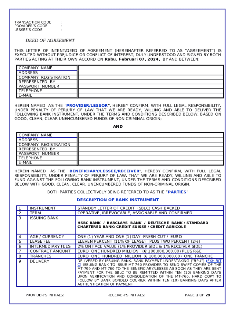 PRIVATE FINANCE AGREEMENT Doc Template | pdfFiller