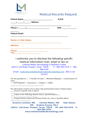 Patient Ination Name: DOB: //Gender Doc Template | pdfFiller