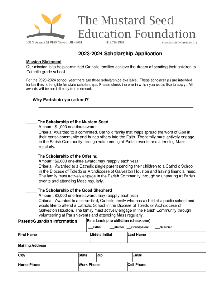 Fillable Online 2019-2020 Scholarship Nomination Form Fax Email Print - pdfFiller