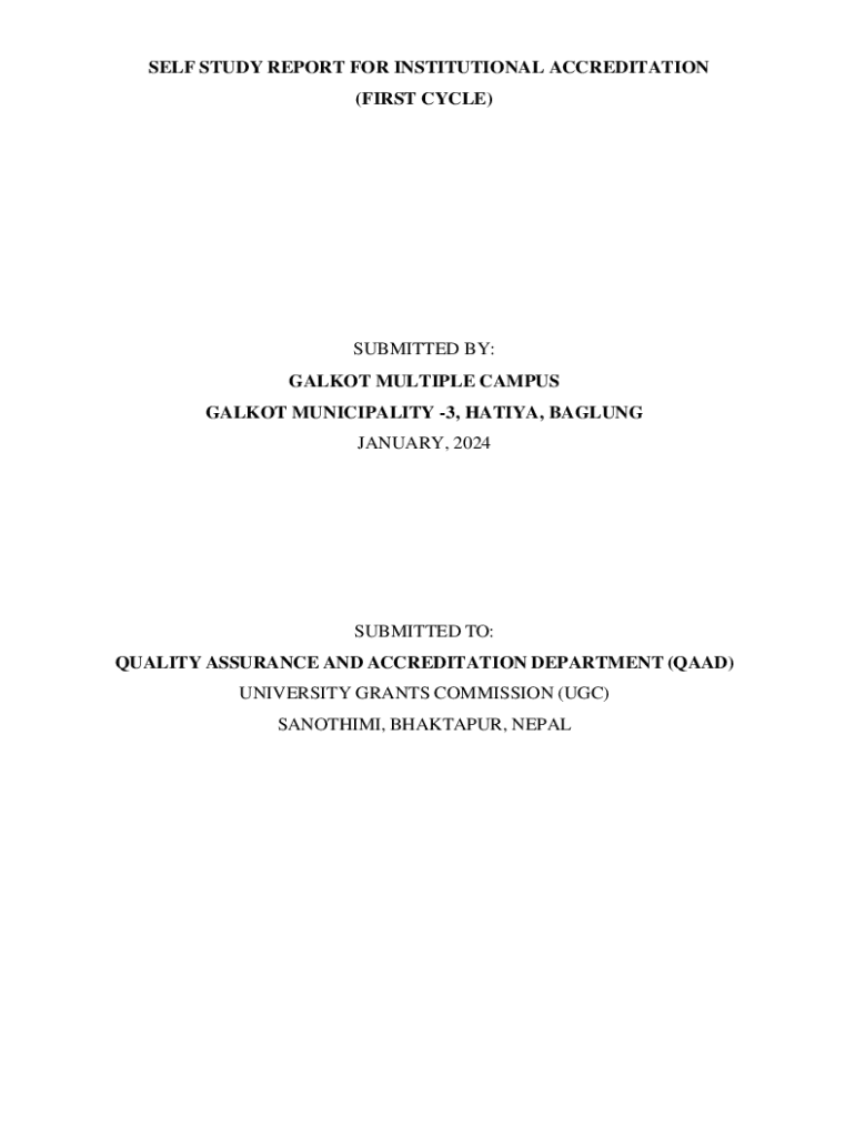 Fillable Online Galkot Multiple CampusA Journey to Excellence Fax Email ...