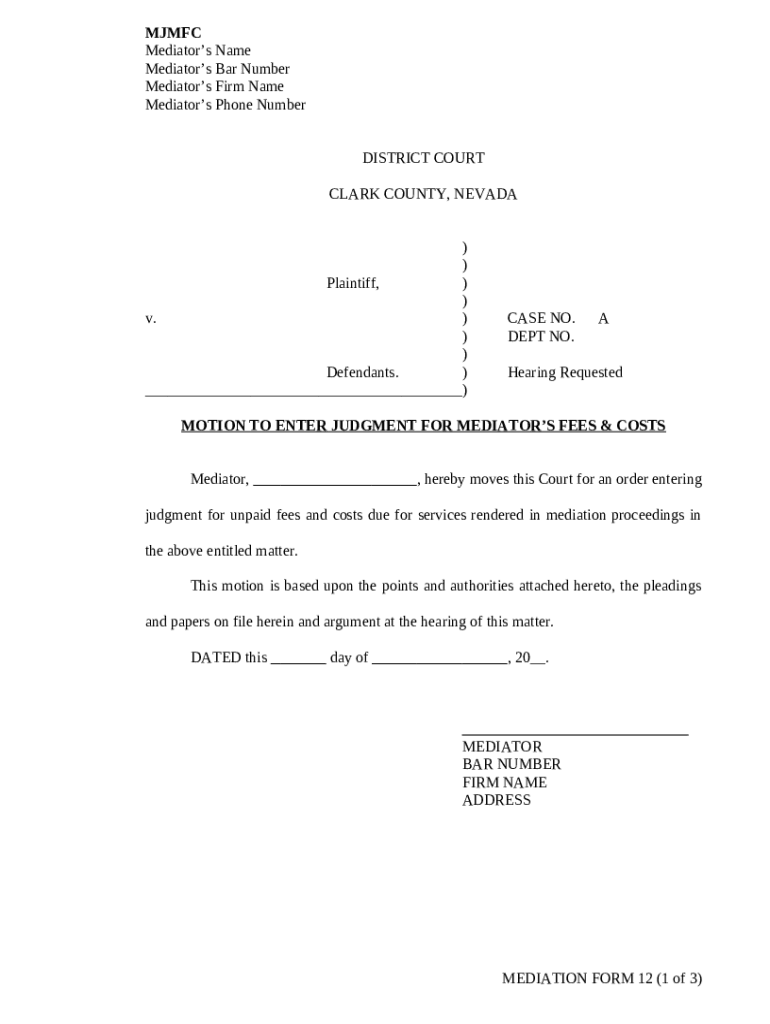 Frequently Asked Questions About Mediation Doc Template | pdfFiller