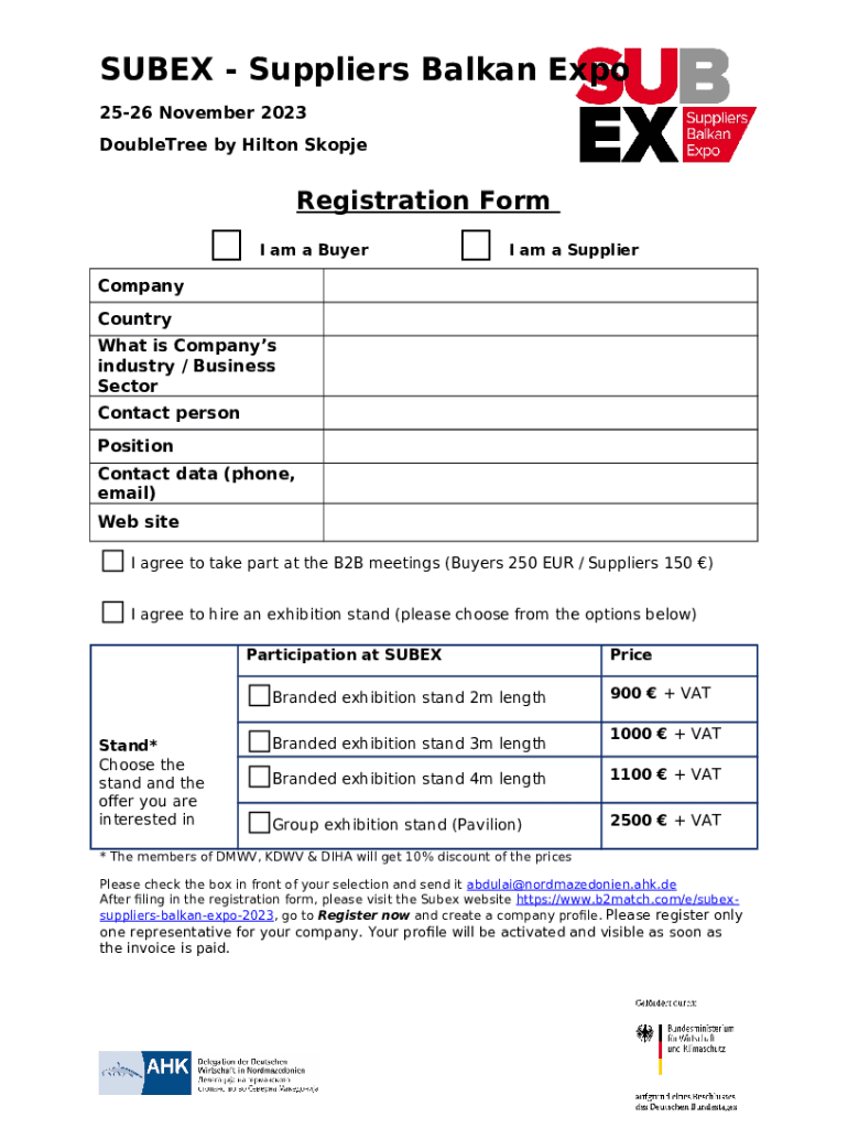 CenterVendor Registration Doc Template | pdfFiller