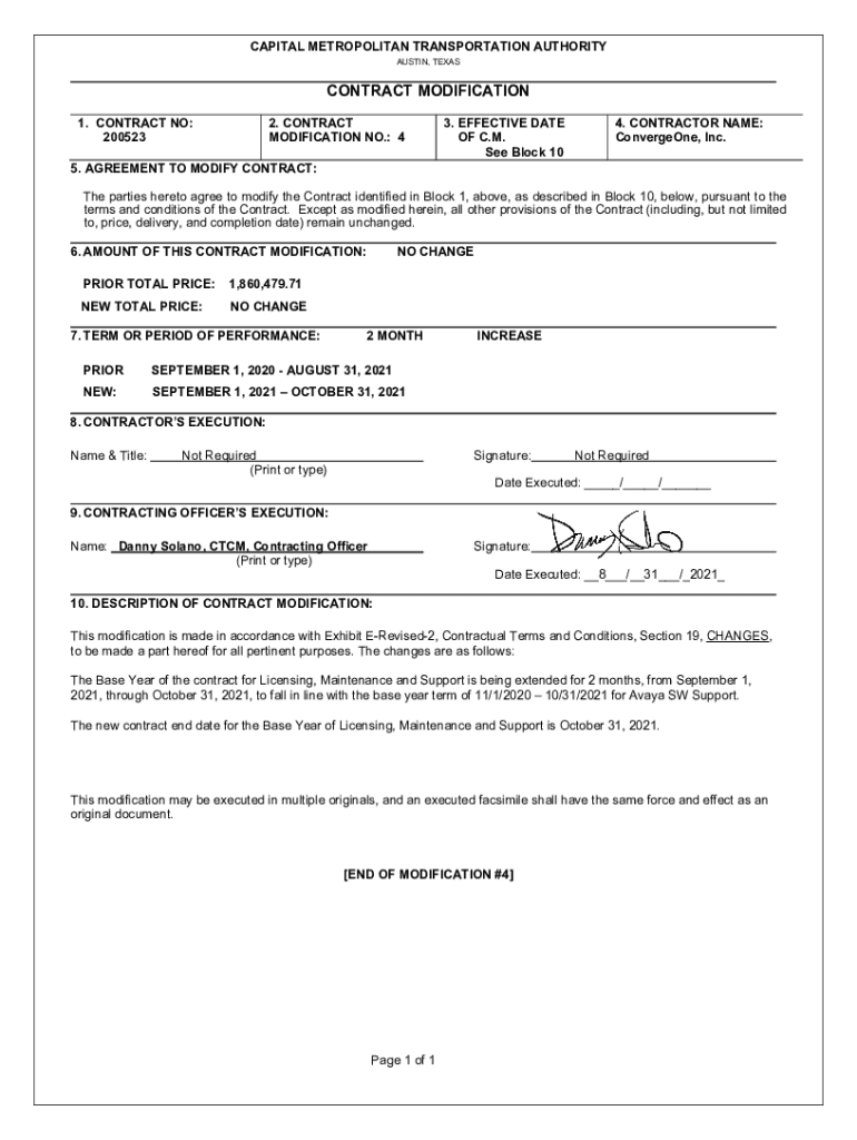 Fillable Online Contract No. 1590-14365B Amendment No. 1 Vendor Name ...