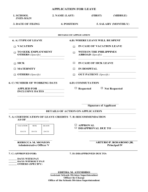 Fillable Online CS-Form-No.-6-Revised-2020-Application-for-Leave ...