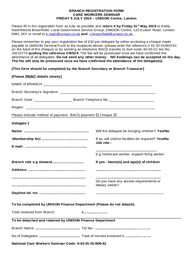 CARE WORKERS SEMINAR Doc Template | pdfFiller