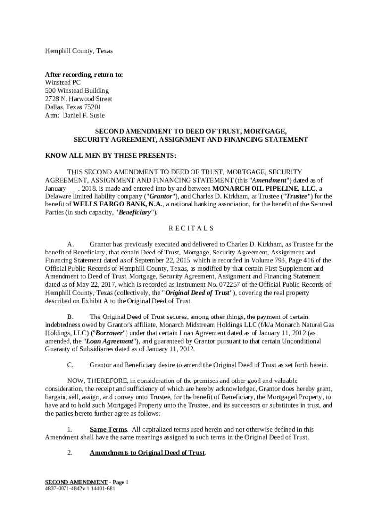 Hemphill County, Texas Doc Template | pdfFiller