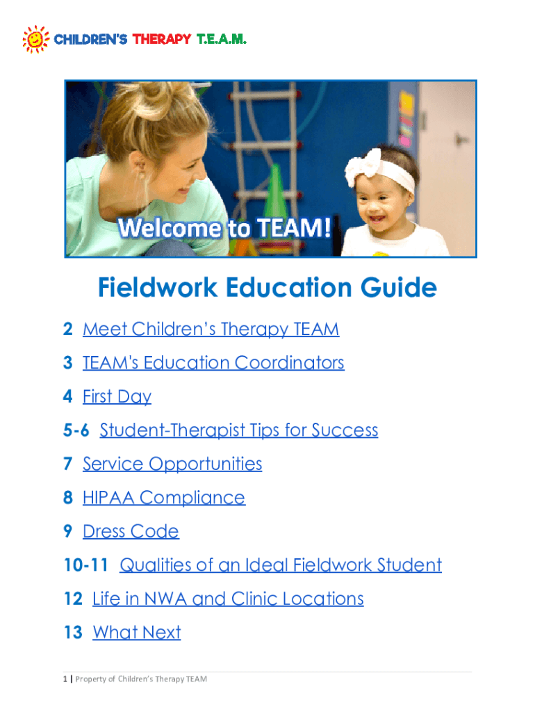 Fillable Online A guide for Fieldwork Educators Fax Email Print - pdfFiller