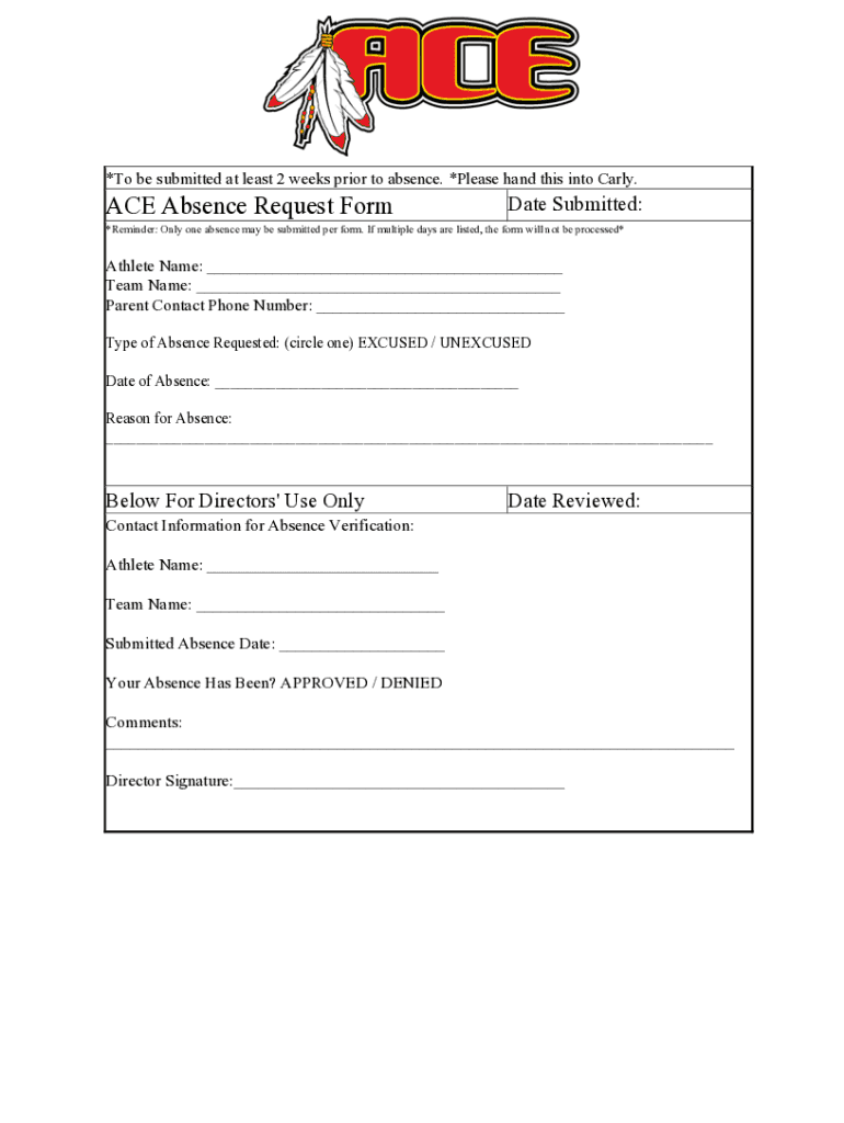 Fillable Online pickerington local school district - pre-planned absence form Fax Email Print ...