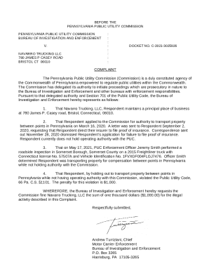 i1 - Pennsylvania Public Utility Commission - PA.Gov Doc Template ...