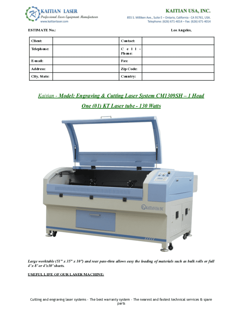 Fillable Online FSL PS36 P-Series Laser Cutting and Engraving System Fax Email Print - pdfFiller