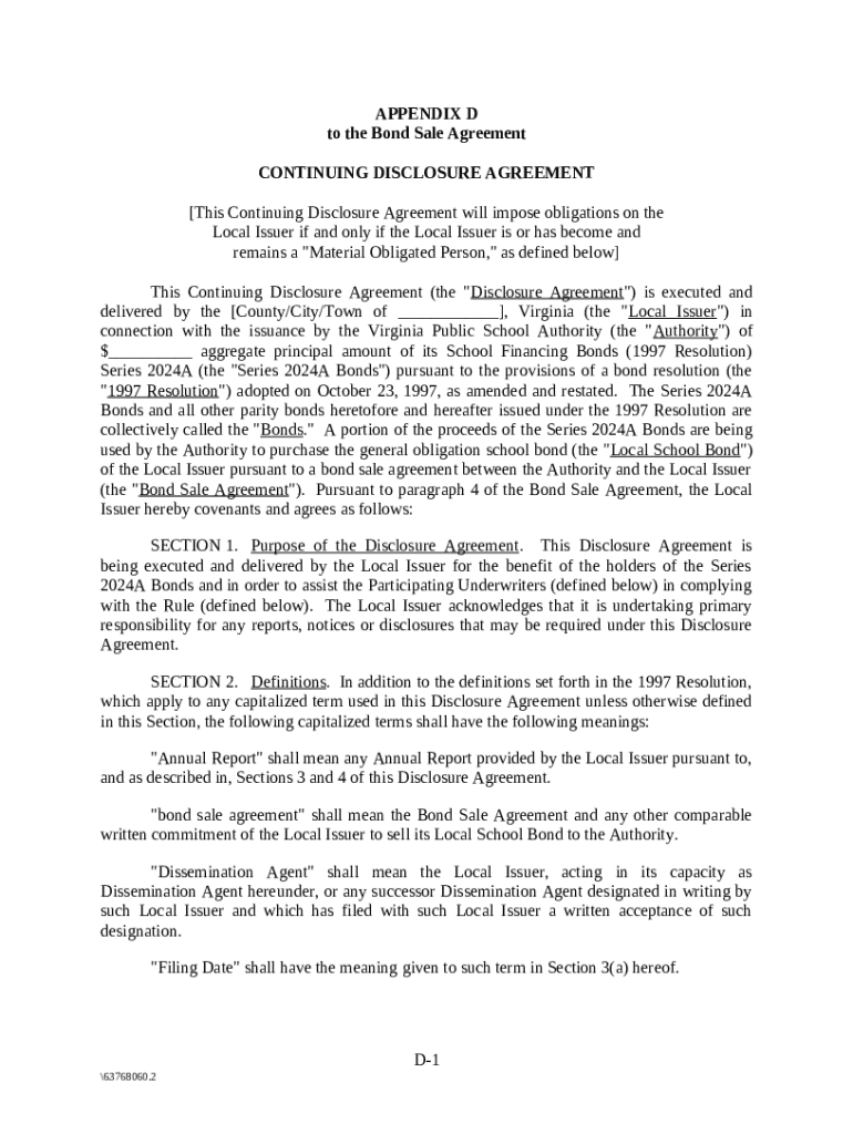 Rule 15c2-12: Continuing Disclosure Explained - trs virginia Doc ...
