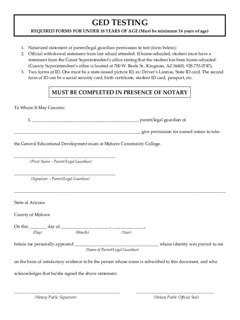 Fillable Online Notarized Statement/Letter for Home School Students ...