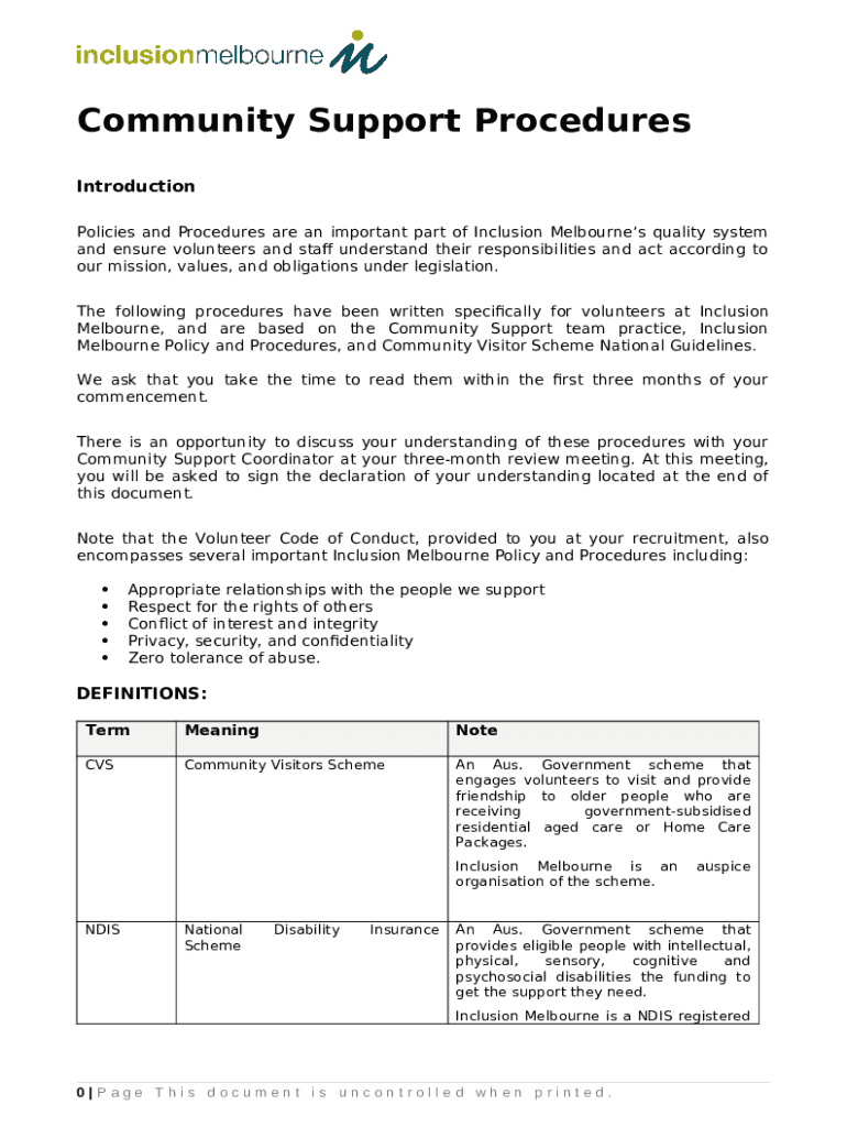 Goal one: Making volunteering inclusive and accessible Doc Template | pdfFiller