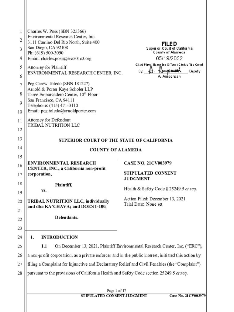 Fillable Online oag ca 3111 Camino Del Rio North, Mission Valley, Suite ...