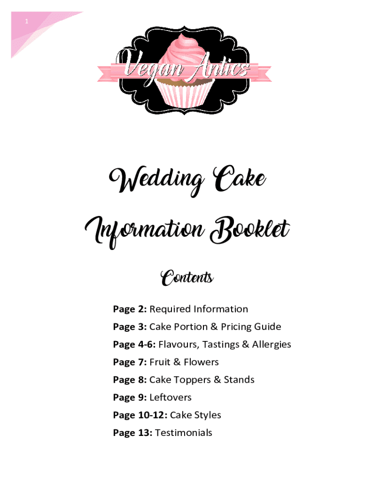 Fillable Online Cake Portion Guide: What Size Of Cake Should You Make ...