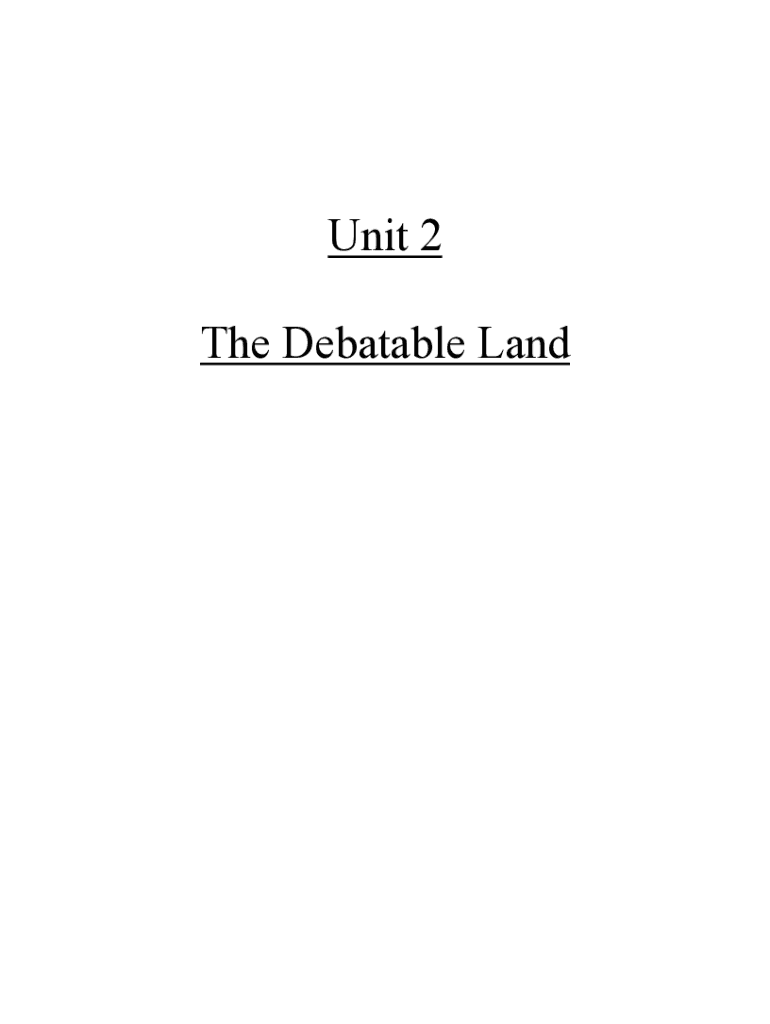 Fillable Online The Debatable Land by Graham Robb review Fax Email Print - pdfFiller