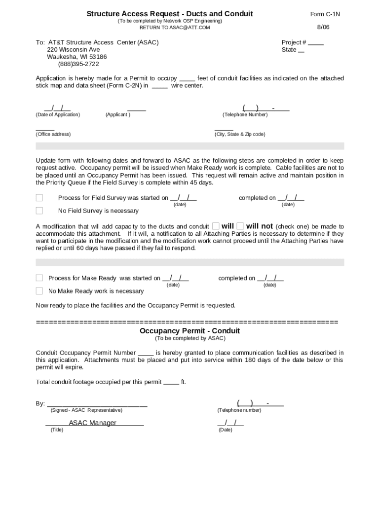 Occupancy Request Doc Template | pdfFiller
