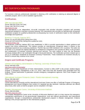 Best Business Continuity Certifications For IT Pros Doc Template ...