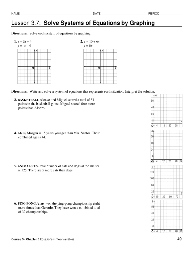 Fillable Online solving systems of inequalities by graphing 3 2 ...