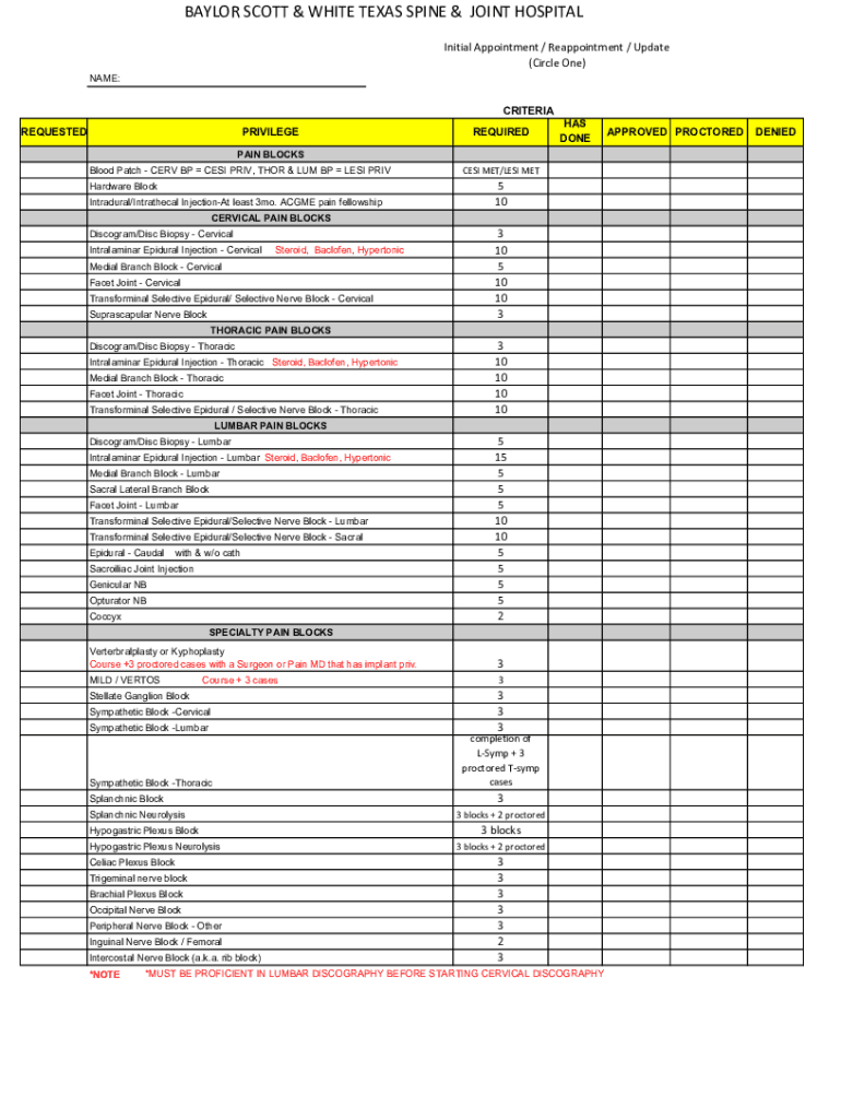 Fillable Online Copy of PAIN MANAGEMENT - DOP Template.xlsx Fax Email ...