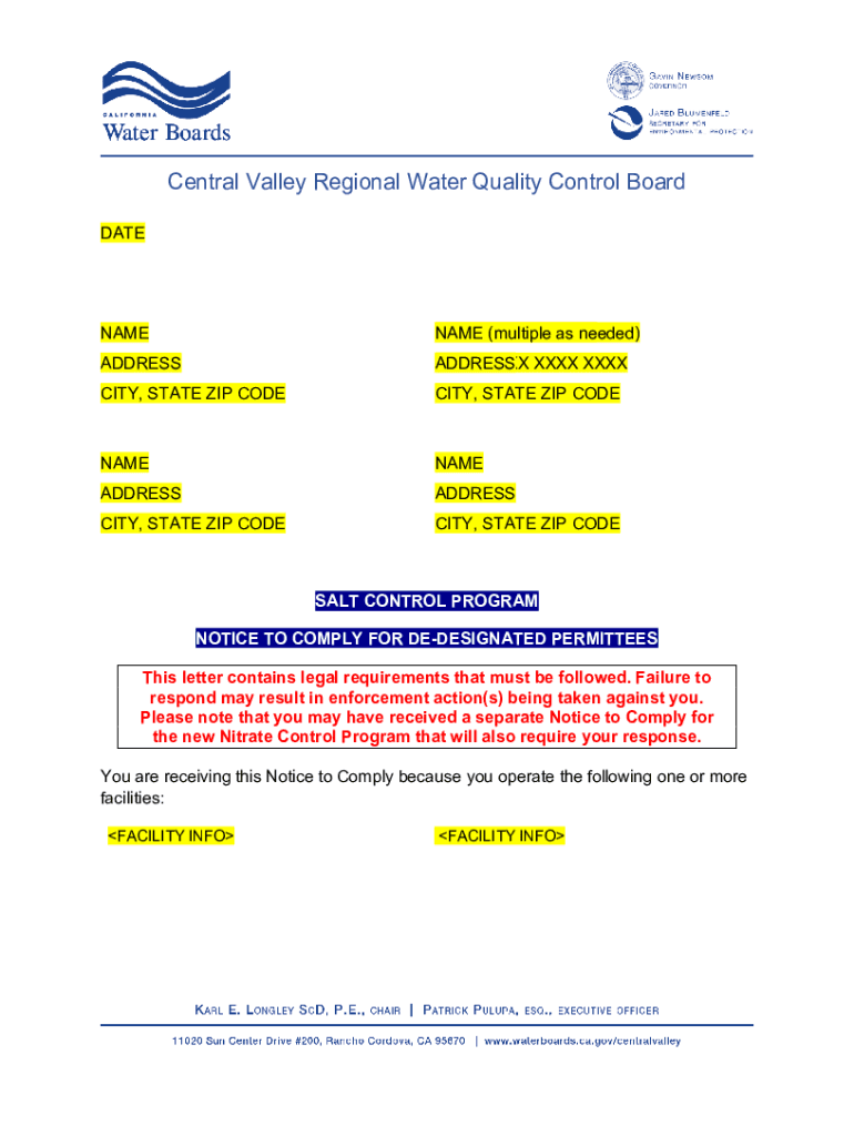 Fillable Online HAB Warning from State Water Board - San Joaquin County ...