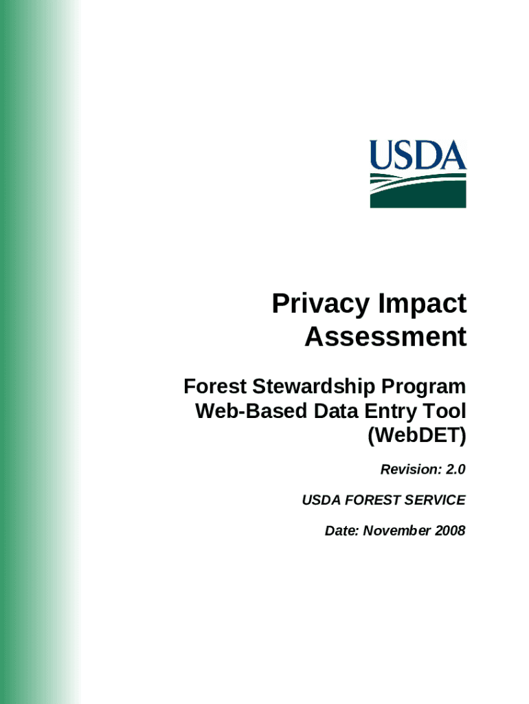 Privacy Impact Assessment (version 2.0 - new template) Doc Template ...