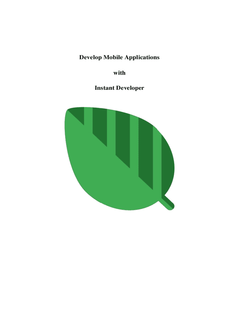 Fillable Online Tutorial to build sample mobile app which cover the all ...