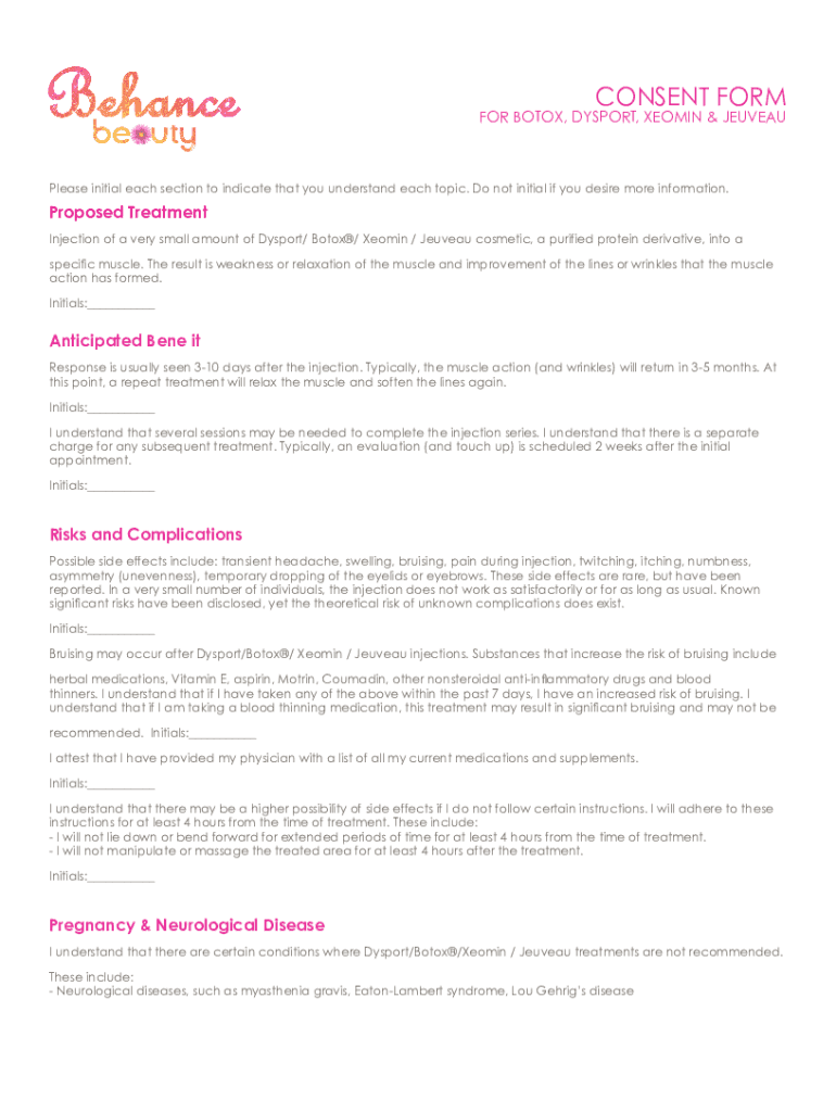 Fillable Online Please initial each section to indicate that you understand each topic Fax Email ...