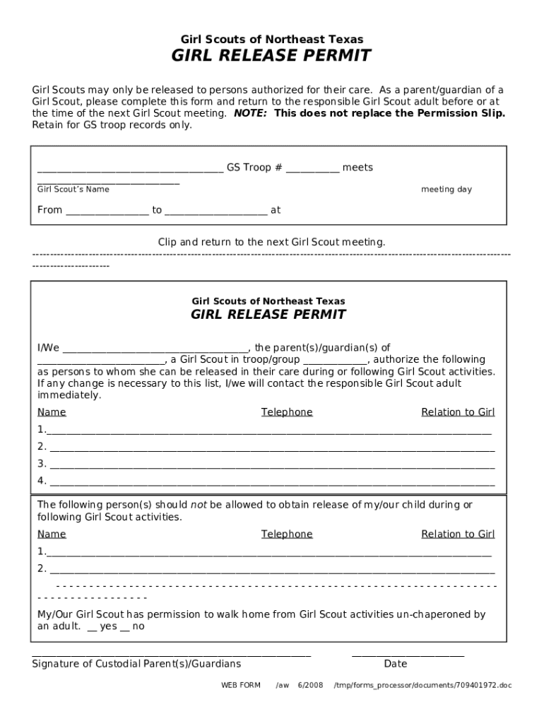 GSGCNWI Volunteer Policies and Procedures Doc Template | pdfFiller