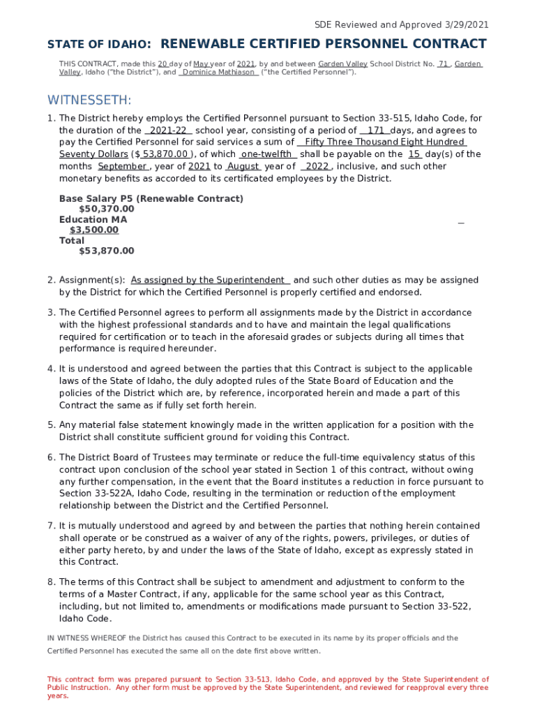 CONTRACT NO. 8832 Doc Template | pdfFiller