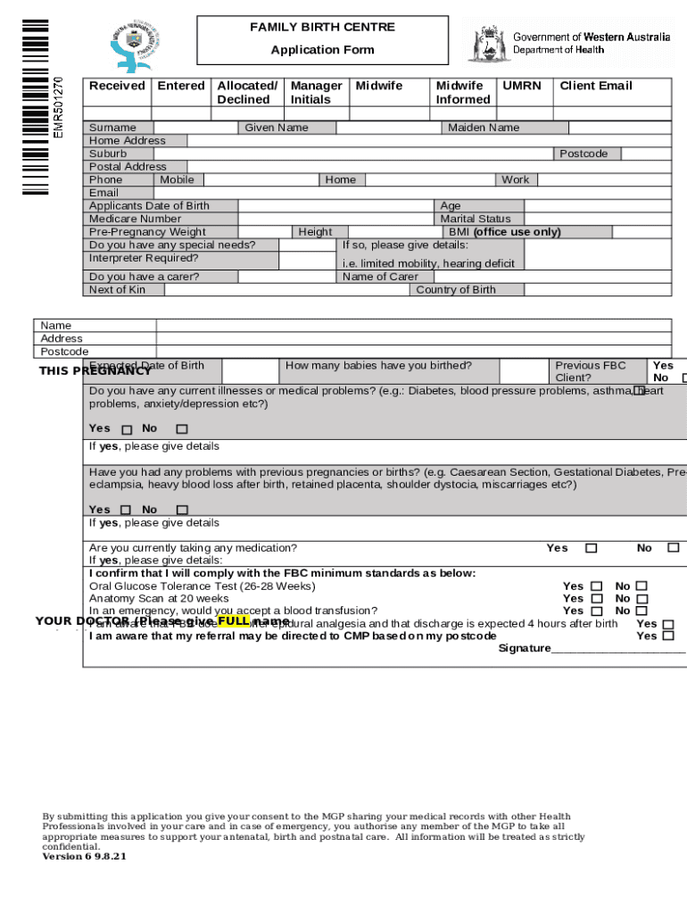 WARDA Ination Request Doc Template | pdfFiller
