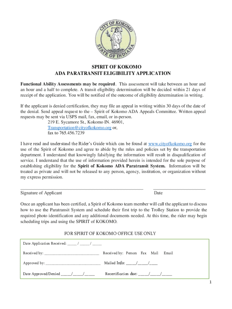 Fillable Online Paratransit Skills Assessment: Test Protocol for ...