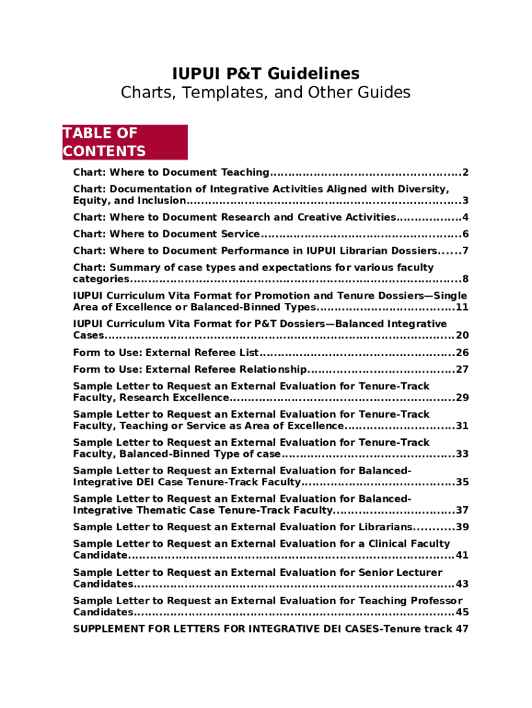 Documents Regarding DEI cases for Tenure Track Faculty ...