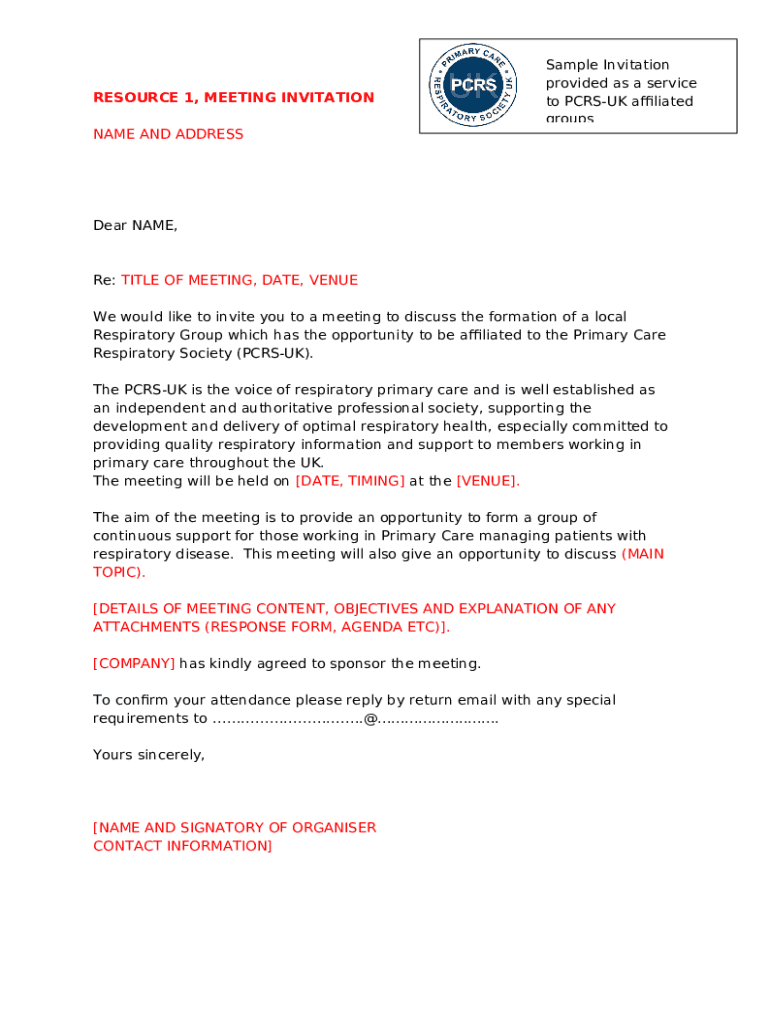 How to Write a Meeting Request Email: 7 Samples Doc Template | pdfFiller