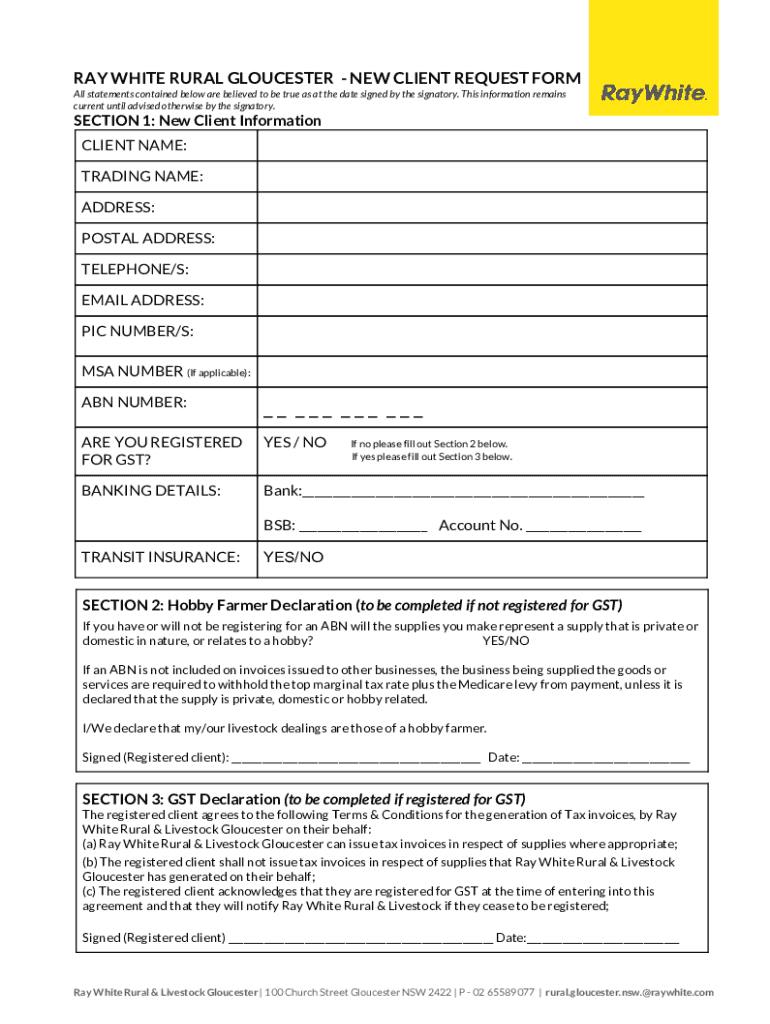 Fillable Online New-Client-Request-Form Fax Email Print - pdfFiller