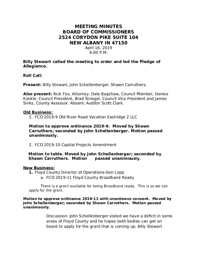 Present: Billy Stewart, John Schellenberger, Shawn Carruthers Doc ...