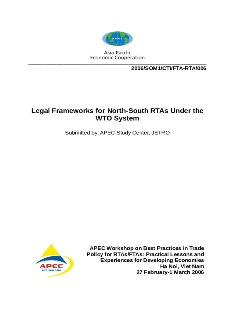 the regulation of south- south rtas: an analysis of afta Doc Template ...
